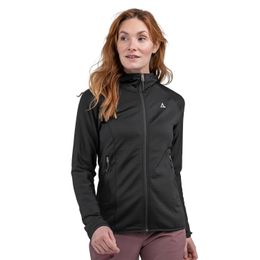Sch&ouml;ffel SCH&Ouml;FFEL Damen Fleecejacke "Fleece Hoody Style Cascata WMS", schwarz, Gr. 42, Obermaterial: 94% Polyester, 6% Elasthan, Jacken