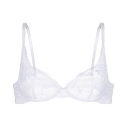 Dorina Damen B&uuml;gel-BH "Perfect Lace", Gr. 70, wei&szlig;, Spitze, Obermaterial: 90% Nylon, 10% Elasthan, BHs, transparent, mit Spitze, mit B&uuml;gel,