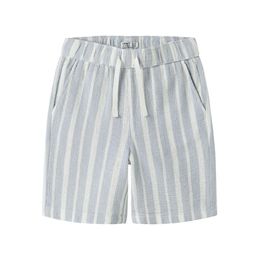 name it Shorts Jungen Gr&ouml;&szlig;e 146 hellblau / wei&szlig;