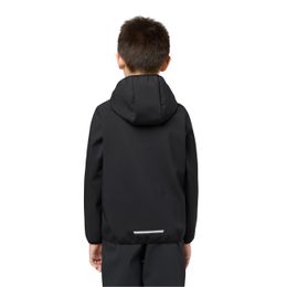Jack Wolfskin Jungen Softshelljacke "FOURWINDS JACKET KIDS"schwarz, Gr. 116, Softshell, Obermaterial: 100% Polyester. Futter: 100% Polyester.