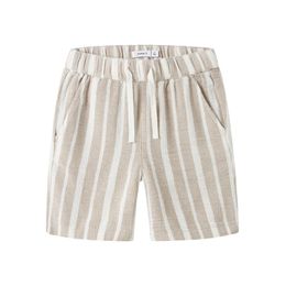 name it Shorts Jungen Gr&ouml;&szlig;e 158 grau / wei&szlig;
