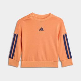 M&auml;dchen Trainingsanzug "ESSENTIALS KIDS", orange, Gr. 86, adidas Sportswear, Obermaterial: 70% Baumwolle, 30% Polyester, Sportanz&uuml;ge