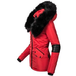 Navahoo Damen Winterjacke "Nirvana", rot, Gr. XS, kontrastfarbene Details, Oberstoff: 100% Polyester. Futter: 100% Polyester. Wattierung: 100%