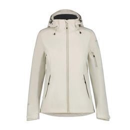 Icepeak Damen Softshelljacke "BATHGATE"powder, Gr. 48, Obermaterial: 100% Polyester, Jacken, wasserdicht mit Wassers&auml;ule 10000, wasserabweisend, aus