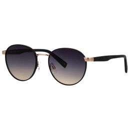 Sonnenbrille BRENDEL EYEWEAR, Damen, schwarz, metallic, Sonnenbrillen Sonnenbrille, goldfarbener Einfachsteg