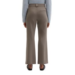 Marc O'Polo MARC O'POLO Damen Jerseyhose "MARTHE Flared"chalky braun, Gr. 36, Jersey, Obermaterial: 70% Viskose, 25% Polyamid, 5% Elasthan, Hosen, MODEL MARTHE