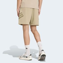 Herren Shorts "FUTURE ICONS 3-STREIFEN", beige, Gr. XXL, adidas Sportswear, Obermaterial: 67% Polyester, 33% Baumwolle, Hosen