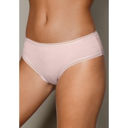 Vivance Damen Jazz-Pants Slips, Gr. 48, bunt, Single Jersey, Obermaterial: 95% Baumwolle, 5% Elasthan. Spitze: 80% Polyamid, 20% Elasthan, unifarben,