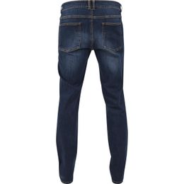 Urban Classics Herren Bequeme Jeans "Urban Classics Herren Stretch Denim Pants", blau, Gr. 32, unifarben, 98% Baumwolle, 2% Elasthan, Jeans