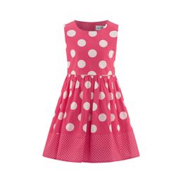 happy girls M&auml;dchen Sommerkleid, pink, Gr. 92, bedruckt, gepunktet, Web, Obermaterial: 100% Baumwolle. Futter: 100% Baumwolle, Kleider, mit