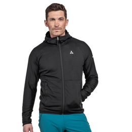 Sch&ouml;ffel SCH&Ouml;FFEL Herren Fleecejacke "Fleece Hoody Style Cascata MNS", schwarz, Gr. 50, Obermaterial: 93% Polyester, 7% Elasthan, Jacken, &Uuml;bergangsjacke f&uuml;r