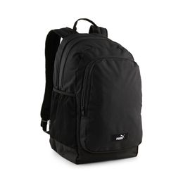 Rucksack Puma "ACADEMY BACKPACK", schwarz (Puma schwarz), Rucks&auml;cke, Damen, Netz, Polyester, unifarben, Rucksack, f&uuml;r Erwachsene, sportlicher Stil, mit mehreren F&auml;chern