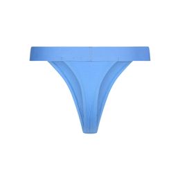 HUGO UNDERWEAR Damen String "STRING RED LABEL", Gr. XLlight, pastel blau, Jersey, Obermaterial: 93% Baumwolle, 7% Elasthan, Unterhosen, mit BOSS