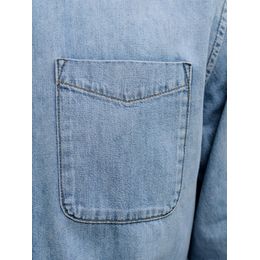 Jack & Jones JACK & JONES Herren Jeanshemd "JJEBROOK JJOXFORD SHIRT AKM 990 NOOS"blau denim pack:light blau, Gr. M, unifarben, Denim/Jeans, Obermaterial: 100%
