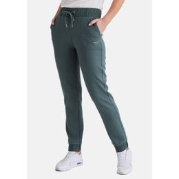 STOOKER WOMEN Damen Sweathose "JUDY Sweathose"balsam gr&uuml;n, Gr. XL, Sweatware, 55% Polyester, 40% Viskose, 5% Elasthan, Hosen, Sporthose Sweathose
