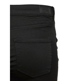 Vero Moda CURVE Damen Straight-Jeans "VMCFLASH MR STRAIGHT J LI140 GA CUR NOOS", schwarz, Gr. 50, unifarben, Denim/Jeans, Obermaterial: 57% Modal,