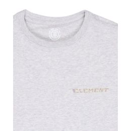 Element Jungen T-Shirt "Fortune"mid grau heather, Gr. 14, Obermaterial: 100% Walkfrottier;, Shirts