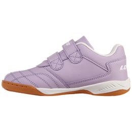 Lotto M&auml;dchen Hallenschuh, Gr. 28, wei&szlig;, Synthetik, mehrfarbig, Schuhe, - mit nicht-f&auml;rbender Sohle