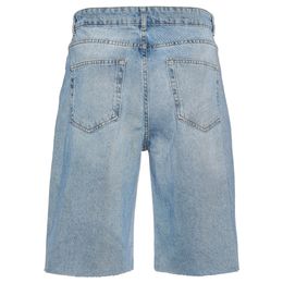 DEF Damen Shorts "DEF DEF Jorts Shorts", blau, Gr. XS, unifarben, 100% Baumwolle, Hosen