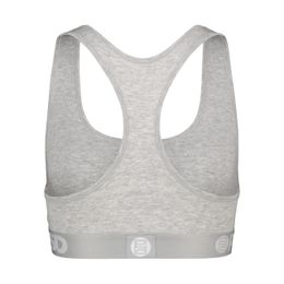 PSD Damen Sport-BH "PSD ATHL GREY MDL SB", Gr. Mgray, 47% Modal, 47% Baumwolle, 6% Elasthan, BHs