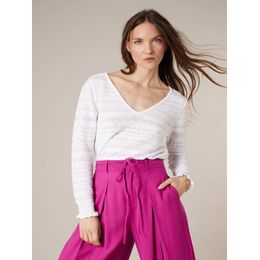 Deeluxe Pullover 'Juna' Damen Gr&ouml;&szlig;e XS wei&szlig;