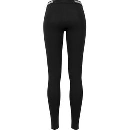 Urban Classics Damen Leggings "Urban Classics Damen Ladies Logo Leggings", schwarz, Gr. 5XL, unifarben, 95% Baumwolle, 5% Elasthan, Hosen