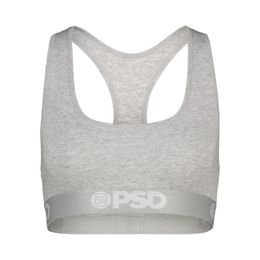 Sport-BH PSD "PSD ATHL GREY MDL SB", Damen, Gr. L, Cup 0, gray, 47% Modal, 47% Baumwolle, 6% Elasthan, BHs Sport-BH