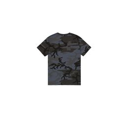 Herren T-Shirt "Basic T-Shirt BL Camo", schwarz, Gr. L, Alpha Industries, Obermaterial: 100% Baumwolle, Shirts