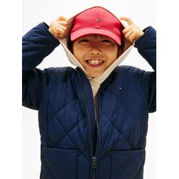 Tommy Hilfiger Jungen Steppjacke "QUILTED LIGHT WEIGHT JACKET"schwarz night navy, Gr. 12, unifarben, Web, Obermaterial: 100% Nylon, Jacken, Kinder