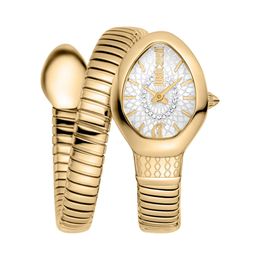 JUST cavalli time Analoguhr Damen Gr&ouml;&szlig;e One Size gold