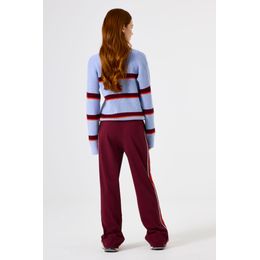 Garcia M&auml;dchen Jogginghose, rot, Gr. 152, unifarben, Web, Obermaterial: 56% Viskose, 37% Polyamid, 7% Elasthan, Hosen, mit Gallonstreifen for GIRLS