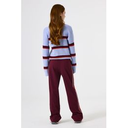 Garcia M&auml;dchen Jogginghose, rot, Gr. 152, unifarben, Web, Obermaterial: 56% Viskose, 37% Polyamid, 7% Elasthan, Hosen, mit Gallonstreifen for GIRLS