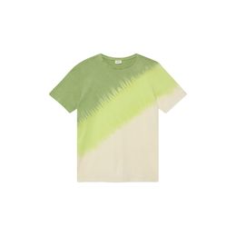 T-Shirt s.Oliver JUNIOR, M&auml;dchen, Gr. 158/164, sage gr&uuml;n, Jersey, Obermaterial: 100% Baumwolle, bedruckt, regular fit normal, Rundhals, abgesteppte Kante, Shirts T-Shirt, Regular Fit, Batik-Look