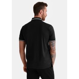 Herren Poloshirt "PHIL Poloshirt"schwarz, Gr. M, HERO by John Medoox, Feinstrick, 100% Polyester, Shirts, HERO by John Medoox PHIL Herren Poloshirt