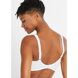 bonprix Damen Minimizer-BH, Gr. 80, wei&szlig;, Obermaterial: 80% Polyamid, 20% Elasthan. Futter: 80% Polyamid, 20% Elasthan. Netzfutter: 92% Polyamid, 8%