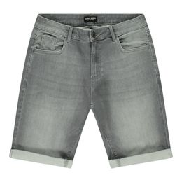 Cars Jeans Jungen Jeansbermudas "Shorts COLORADO", grau, Gr. 14, Abriebeffekte, Denim/Jeans, Obermaterial: 76% Baumwolle, 22% Polyester, 2% Elasthan,