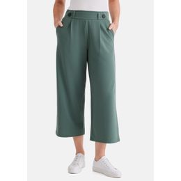 STOOKER WOMEN Damen Culotte "COMO Jersey Wide leg fit Jerseyhose"ivy gr&uuml;n, Gr. M, Jersey, 96% Polyester, 4% Elasthan, Hosen, Wide Leg Fit Casual