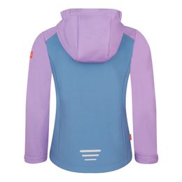 Trollkids M&auml;dchen Softshelljacke "Girls Kristiansand Jacket XT", lila, Gr. 98, Obermaterial: 94% Polyester, 6% Elasthan, Jacken, wasserabweisend, mit