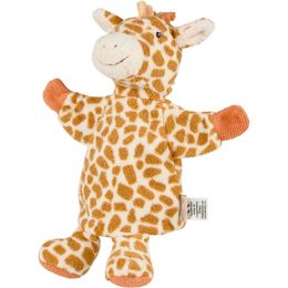 Handpuppe Sterntaler "Giraffe Kaya", braun (goldbraun), Puppen, Kinder, Baumwolle, Polyester, speziell f&uuml;r Kinderh&auml;nde