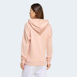 Damen Kapuzensweatshirt "ESSENTIALS SMALL LOGO FRENCH TERRY HOODIE"blush pink, wei&szlig;, Gr. M, adidas Sportswear, Obermaterial: 70% Baumwolle, 30%