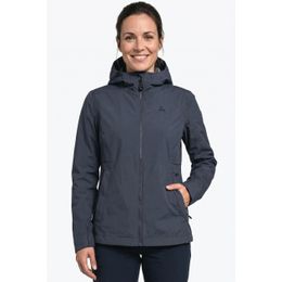 Sch&ouml;ffel SCH&Ouml;FFEL Damen Regenjacke "Jacket Style Bohorok WMS", grau, Gr. 34, Obermaterial: 100% Polyester, Jacken, &Uuml;bergangsjacke mit wasserdichter Membran