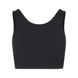 Urban Classics Damen Sport-BH "Urban Classics Ladies Sports Bra low back", Gr. Lschwarz, 80% Nylon, 20% Elasthan, BHs