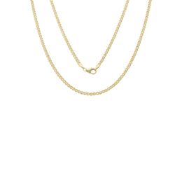 Firetti Damen Goldkette "Schmuck Geschenk Gold 375 Halsschmuck Halskette Goldkette Tigerauge", 45, Gelbgold 375, B: 2,5mm, gold, Gelbgold 375,