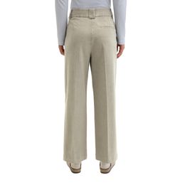 Marc O'Polo MARC O'POLO Damen Stoffhose "MEA Straight"ashy moss, Gr. 42, Twill, Obermaterial: 98% Baumwolle, 2% Elasthan, Hosen, Model Mea straight fit aus