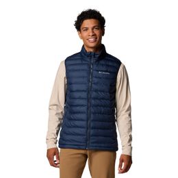 Columbia Herren Steppweste "Powder Lite II Vest", blau, Gr. M, Steppware, Obermaterial: 100% Polyester. Futter: 100% Polyester, Westen, mit