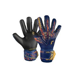 Reusch Damen Torwarthandschuhe "Attrakt Gold X", bunt, Gr. 11, mehrfarbig, 53% Elastodien, 33% Polyester, 3% Polyurethan, 1% Baumwolle, Handschuhe,