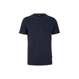 JOOP! JOOP JEANS Herren T-Shirt "Alphis"dunkelblau, Gr. L, clean, unifarben, Jersey, Obermaterial: 100% Baumwolle, Shirts, mit Logoprint