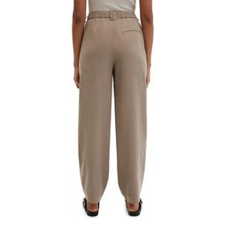Marc O'Polo MARC O'POLO Damen Dehnbund-Hose "MINU Barrel"chalky braun, Gr. 38, Web, Obermaterial: 90% Lyocell, 10% Leinen, Hosen, Model Minu barrel aus