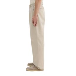 Marc O'Polo MARC O'POLO Herren Chinohose "aus elastischem Bio-Baumwollsatin", beige, Gr. 33, unifarben, Obermaterial: 99% Baumwolle, 1% Elasthan, Hosen