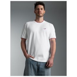 TRIGEMA Herren T-Shirt "TRIGEMA T-Shirt in Piqu&eacute;-Qualit&auml;t"wei&szlig;, Basic, Gr. L, Piqu&eacute;, 100% Baumwolle, Shirts